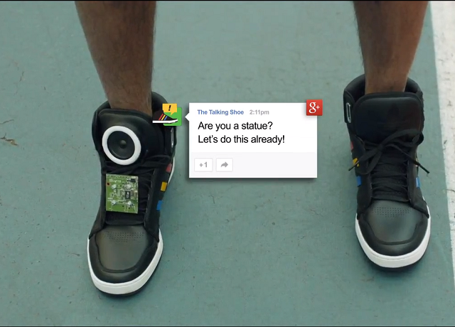 Google 眼鏡之後，再發表會說話的鞋子 Talking Shoes | T客邦