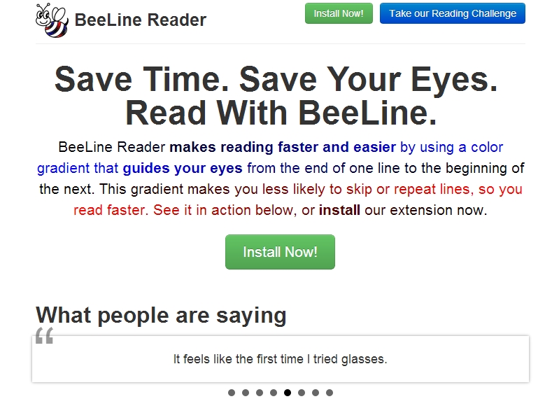 Chrome 外掛程式 Beeline Reader 透過改變網頁文字顏色加快 10% 的閱讀速度 | T客邦