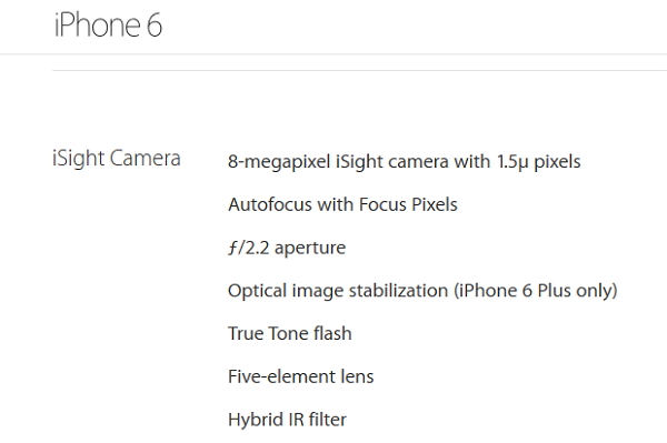 iPhone 6s的iSight畫素終於升到1200萬，但「1.22µ pixels」是什麼？ | T客邦
