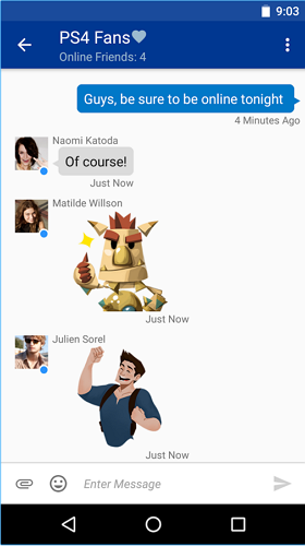 Sony也推即時通 App？Playstation Messenger 在 iOS/Android 平台上架 | T客邦