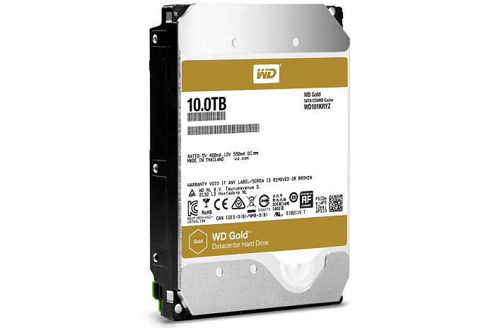 WD Gold 企業級硬碟新增 10TB 容量，氦氣封裝 10TB 大戰開打 | T客邦