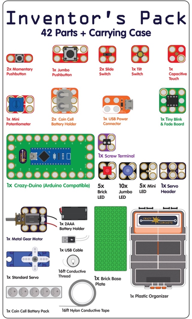 把電路裝到樂高積木上，Crazy Circuits創客套件讓作品動起來 | T客邦