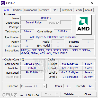 AMD Ryzen R7 1800X/1700X/1700、R5 1600X/1500X 處理器性能彙整 | T客邦