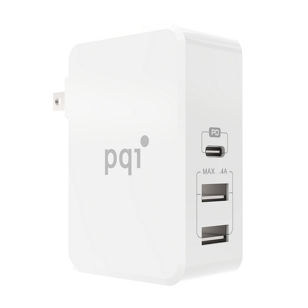 PQI推出快充Smart i-Charger PD充電器，半小時內iPhone電力可達5成 | T客邦