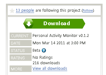 Personal Activity Monitor 查誰是電腦小乖乖 | T客邦