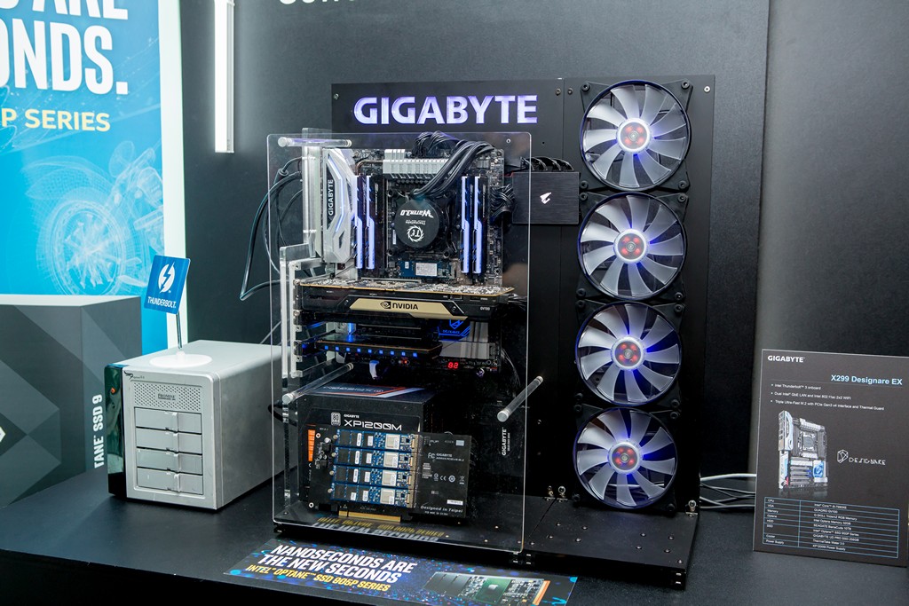 GIGABYTE Computex 2018 展場巡禮，多樣產品更新和跨足記憶體、SSD 市場 | T客邦