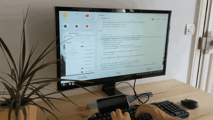 機械鍵盤也支援M.2固態硬碟！Keydock讓手機變身桌上型電腦 | T客邦