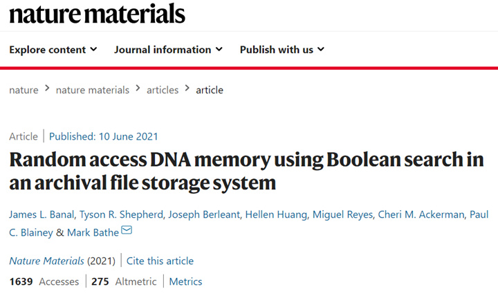 MIT開發DNA資料儲存讀取技術，一杯咖啡大小的DNA就能儲存全世界的資料 | T客邦
