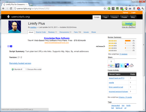 Linkify Plus：讓網頁純文字網址自動變超連結 | T客邦
