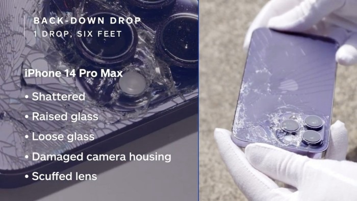跌落測試顯示，iPhone 14 Plus比iPhone 14 Pro Max更耐摔 | T客邦