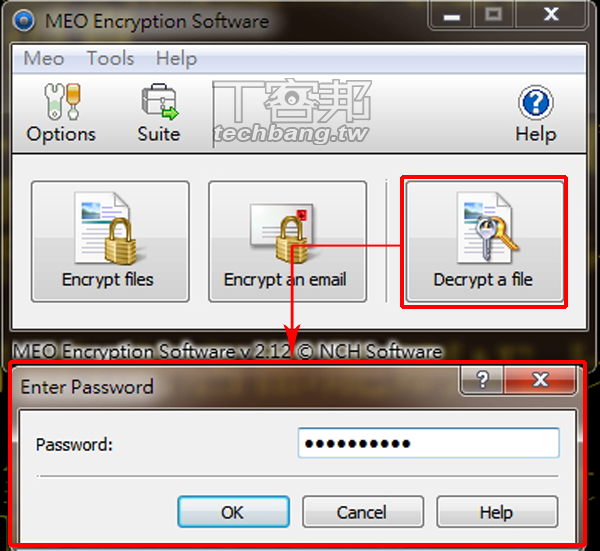 MEO Encryption：免費工具，檔案加密後直接寄送 | T客邦