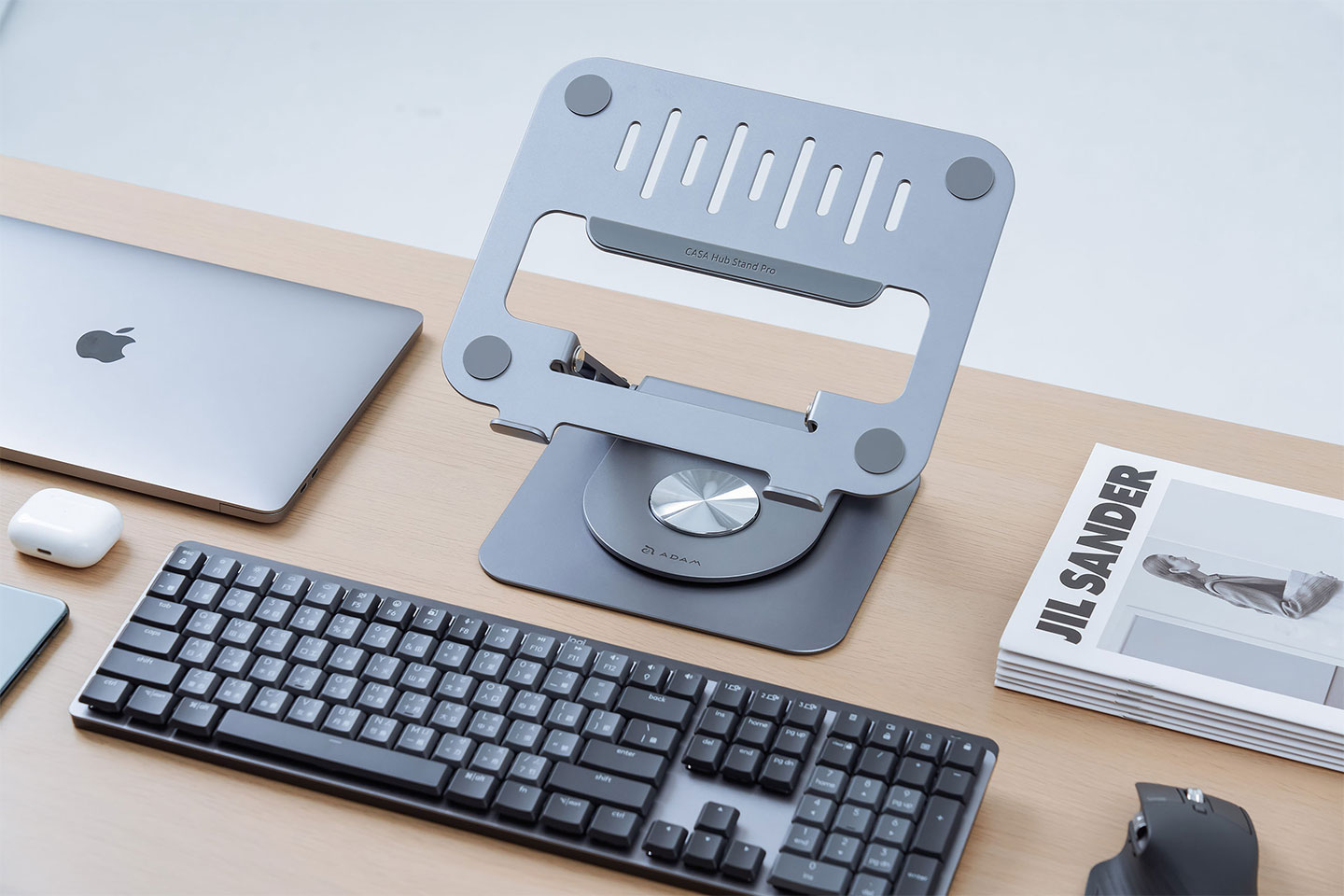 亞果元素 CASA Hub Stand Pro USB－C 六合一筆電旋轉支架集線器開箱實測：輕鬆調校最佳使用角度，整合 USB-C Hub ...