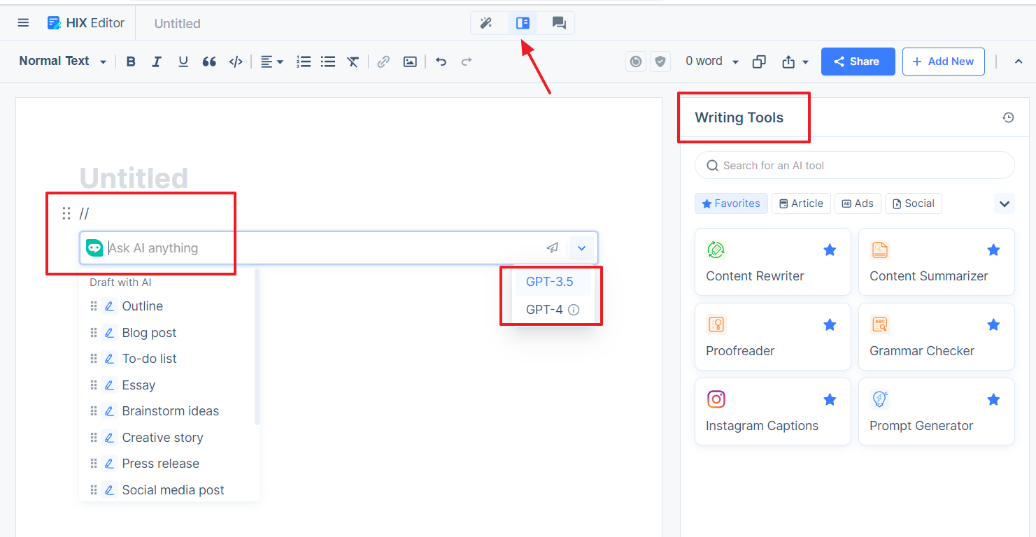HIX.AI：多功能人工智慧，你的寫作好幫手（史上最強） | T客邦
