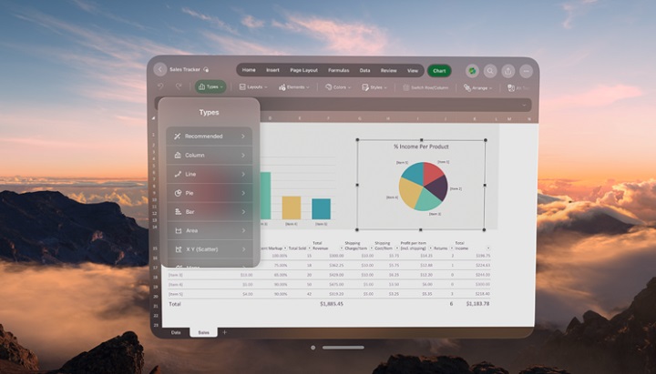 微軟 Office 及 Teams 已支援 Vision Pro，同時也能呼叫 Copilot | T客邦