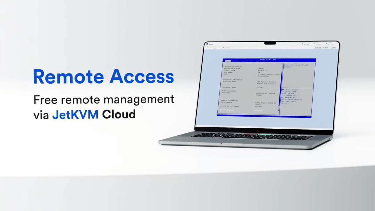 JetKVM透過HDMI擷取與USB鍵鼠遙控電腦，遠端重灌也OK | T客邦