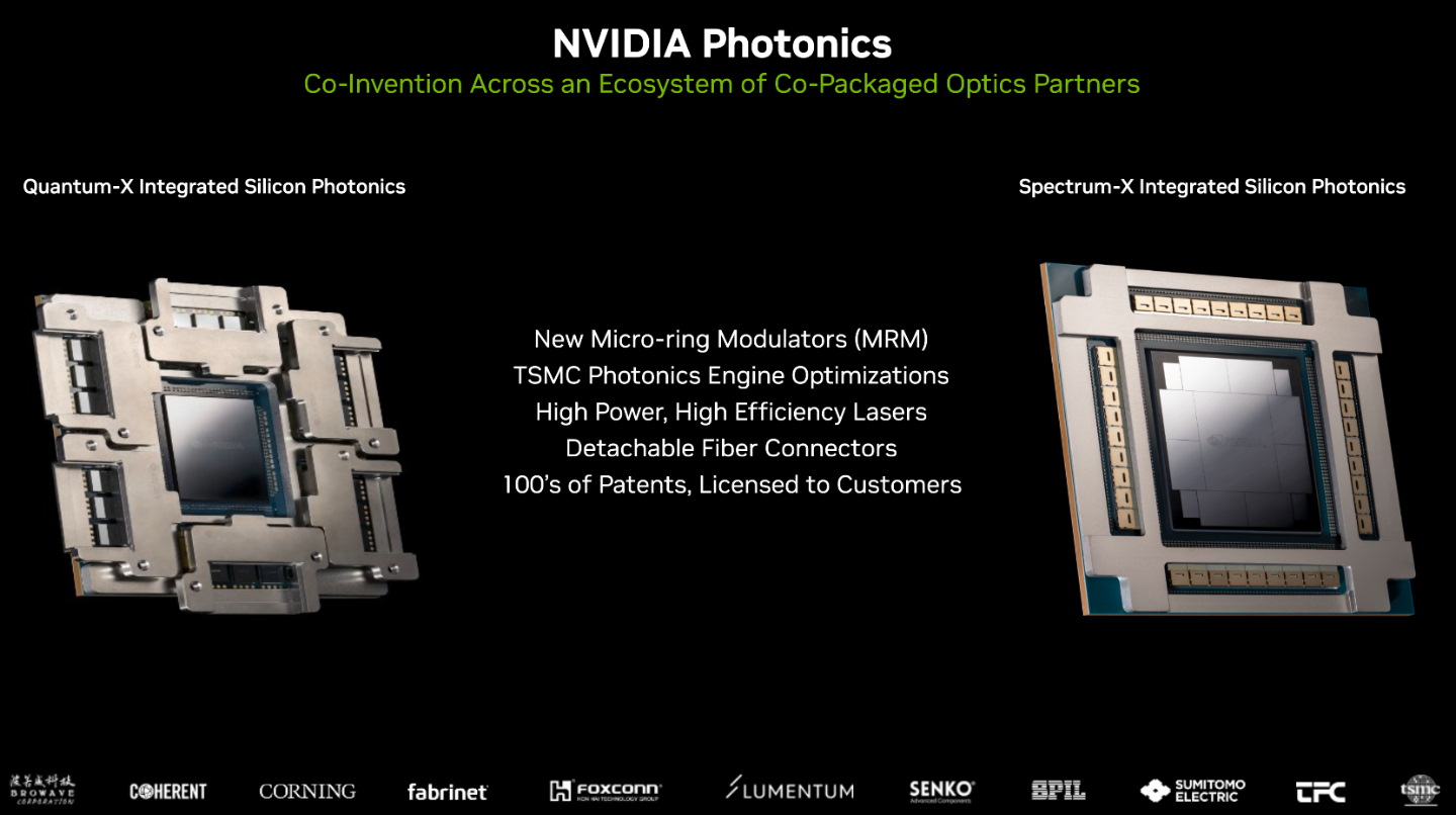 【GTC 2025】NVIDIA發表Blackwell Ultra GPU、GB300 NVL72伺服器，Photonic矽光子交換器節能又 ...