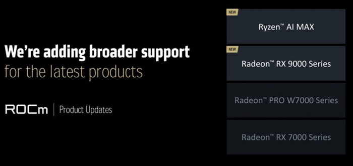 AMD 宣布 ROCm 正式登上 Windows：要算力不再只靠CUDA、消費級顯示卡也將即時支援 | T客邦