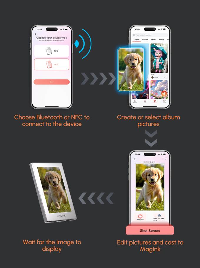 MagInk 磁吸行動電源亮相，帶有彩色電子紙螢幕、支援 iPhone MagSafe價格才約台幣1500 | T客邦