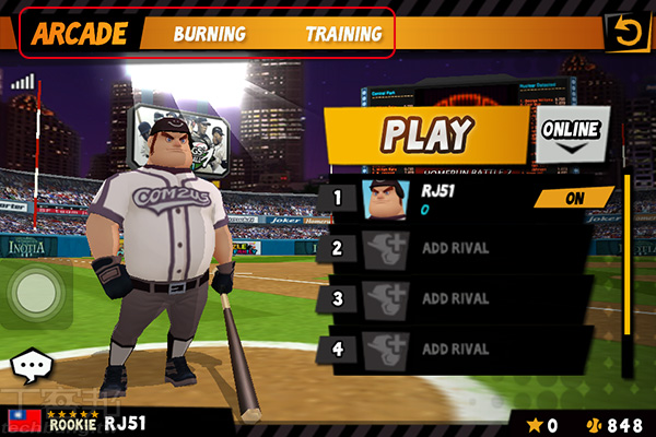 HOMERUN BATTLE 2：手機連線PK！看誰是正港全壘打王 | T客邦