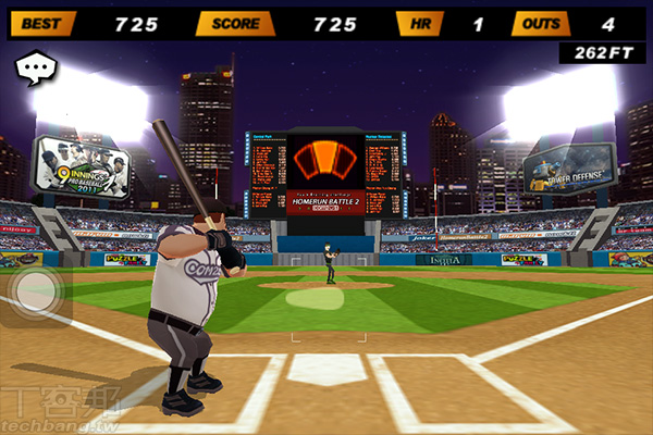 HOMERUN BATTLE 2：手機連線PK！看誰是正港全壘打王 | T客邦
